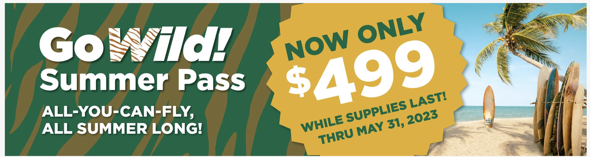 Frontier Airlines Go Wild: All You Can Fly Summer Pass on Sale for ...